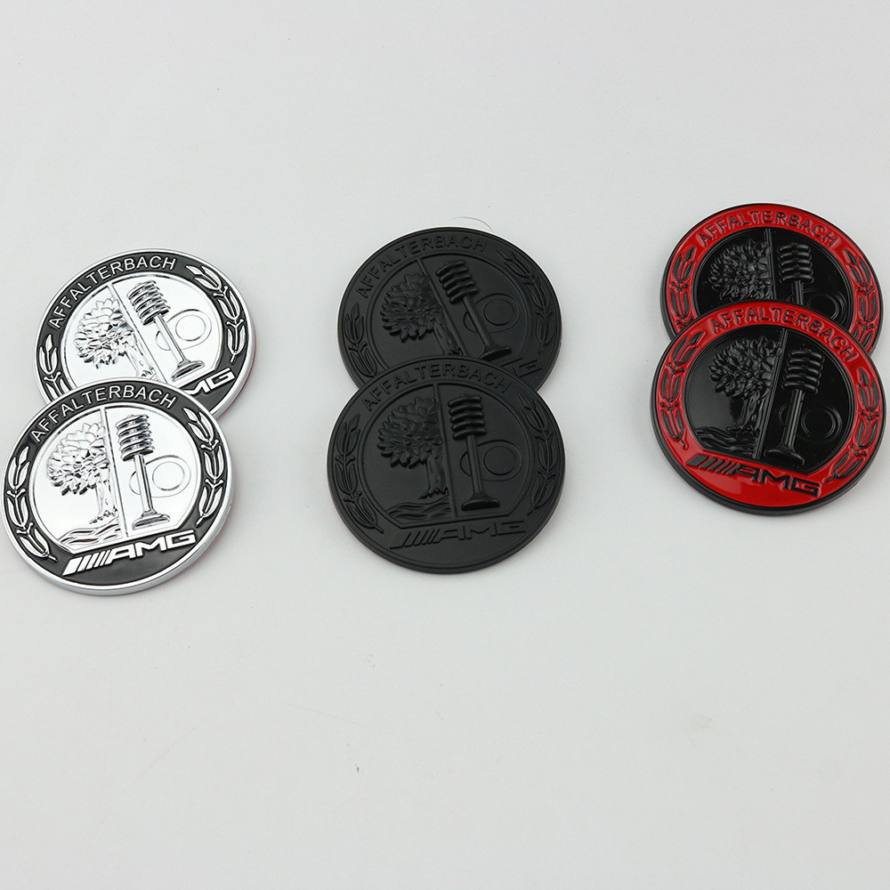 1 Piece Benz AMG Apple Tree A35L C63 Front Cover Logo Sticker C-pillar ...