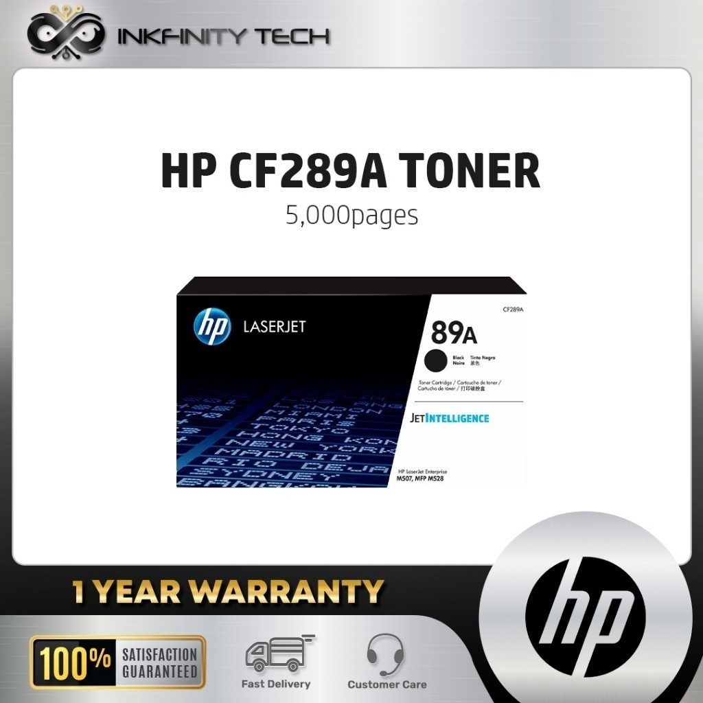 HP CF289A 289A 89A Original Laserjet Mono Toner Cartridge / 5k Pages ...