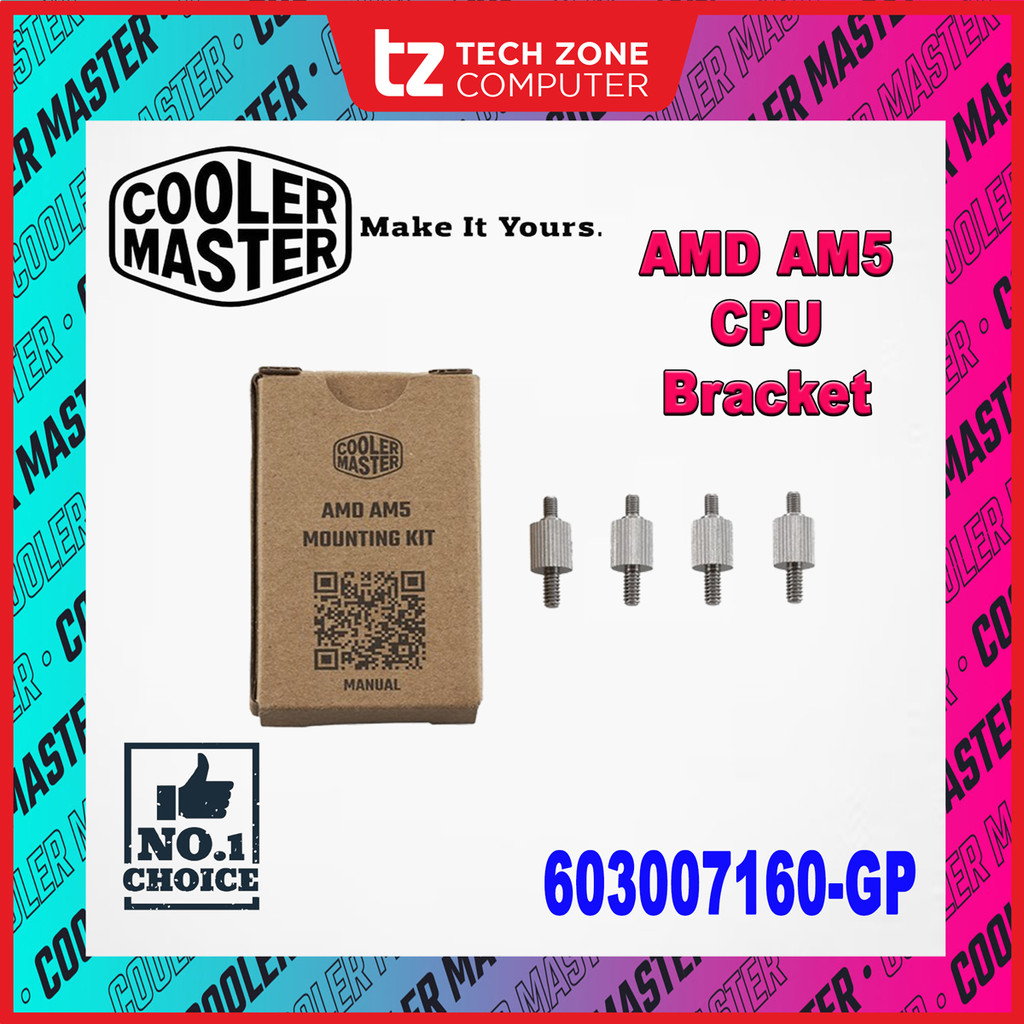 Cooler Master AMD AM5 CPU Bracket Upgrade Kit (603007160-GP) | Shopee ...