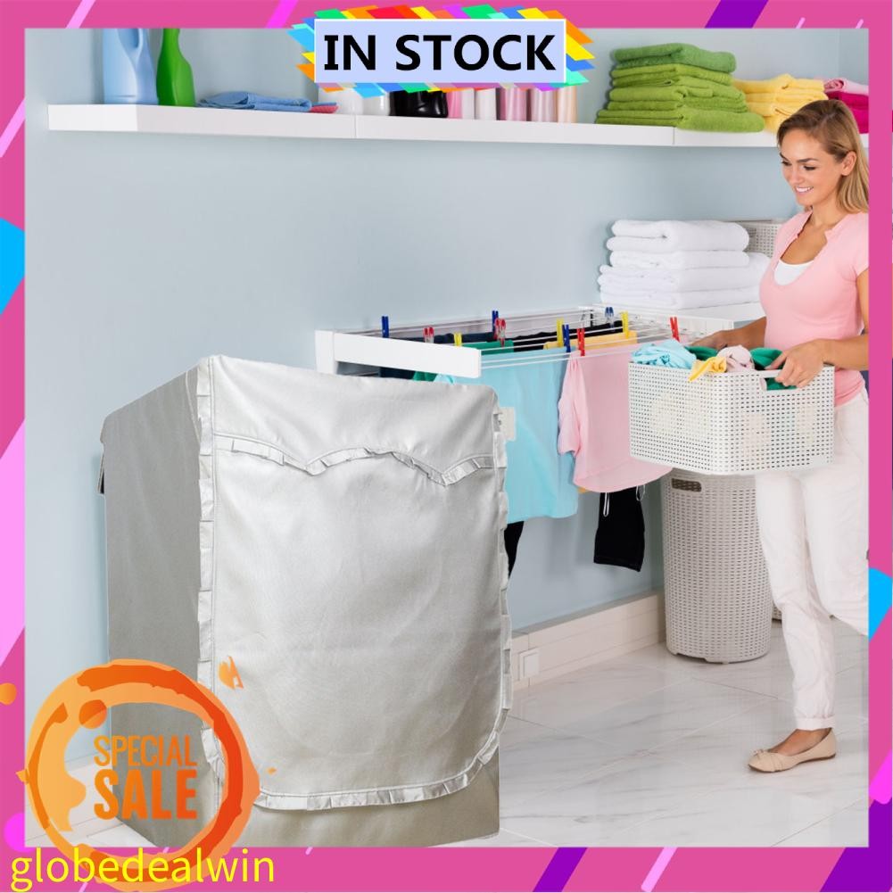 Globedealwin Washer Cover Universal Washing Machine Protector Sunproof ...
