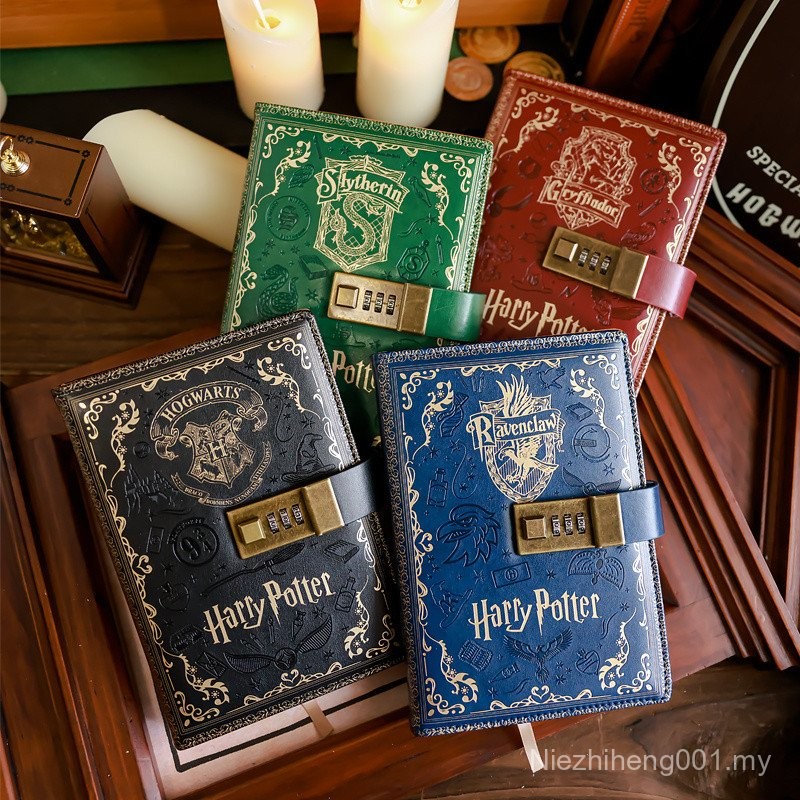 Genuine Harry Potter Handbook Retro Combination Lock Diary Hogwarts ...