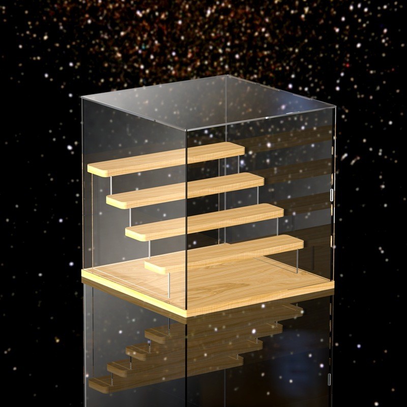 Popmart popmart Figure Ladder Dust Cover Mystery Box Storage Display ...