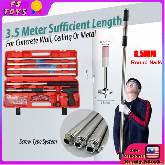 8.5MM Nail Gun Ceiling Artifact Gun Rivet Nail Shooting Steel Nail ...