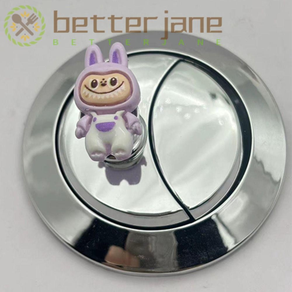 BETTER-JANE Toilet Flush Button, Labor-saving Labubu Toilet Lid Lifter ...
