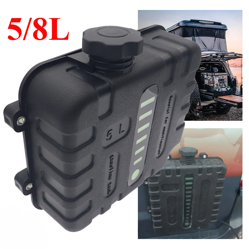5L 8L Plastic Fuel Oil Gasoline Tank for Car Truck Caravan Air Diesel ...