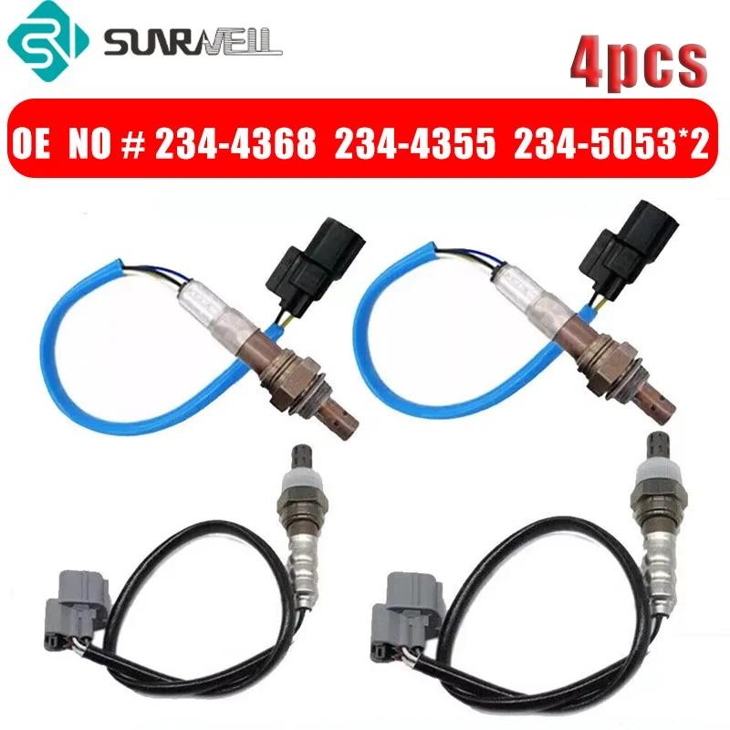 4pcs 234-5053 234-4355 234-4368Upstream+Downstream Oxygen O2 Sensor For ...