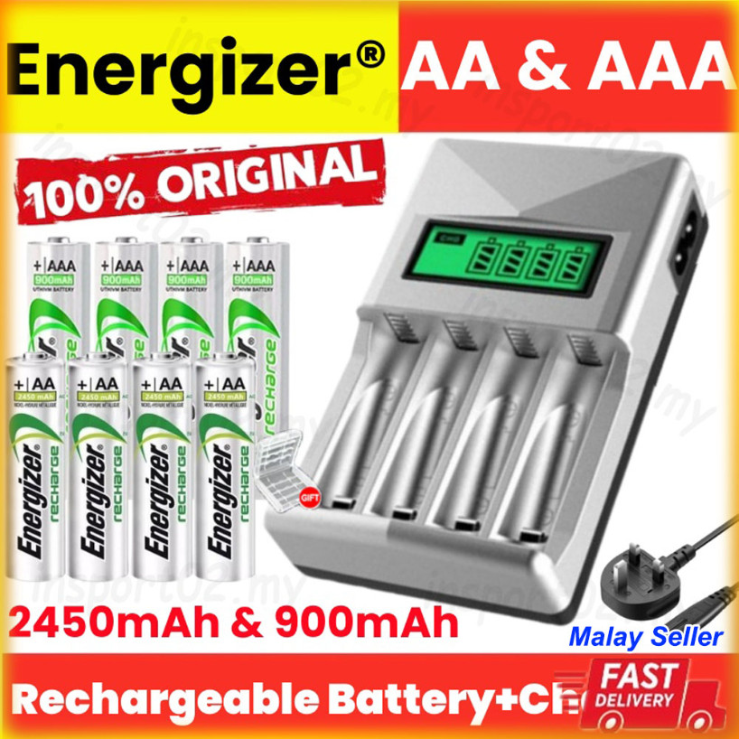 🔥Value Pack🔥 8PCS SET Energizer® 900mAh 2450mAh Rechargeable Battery ...