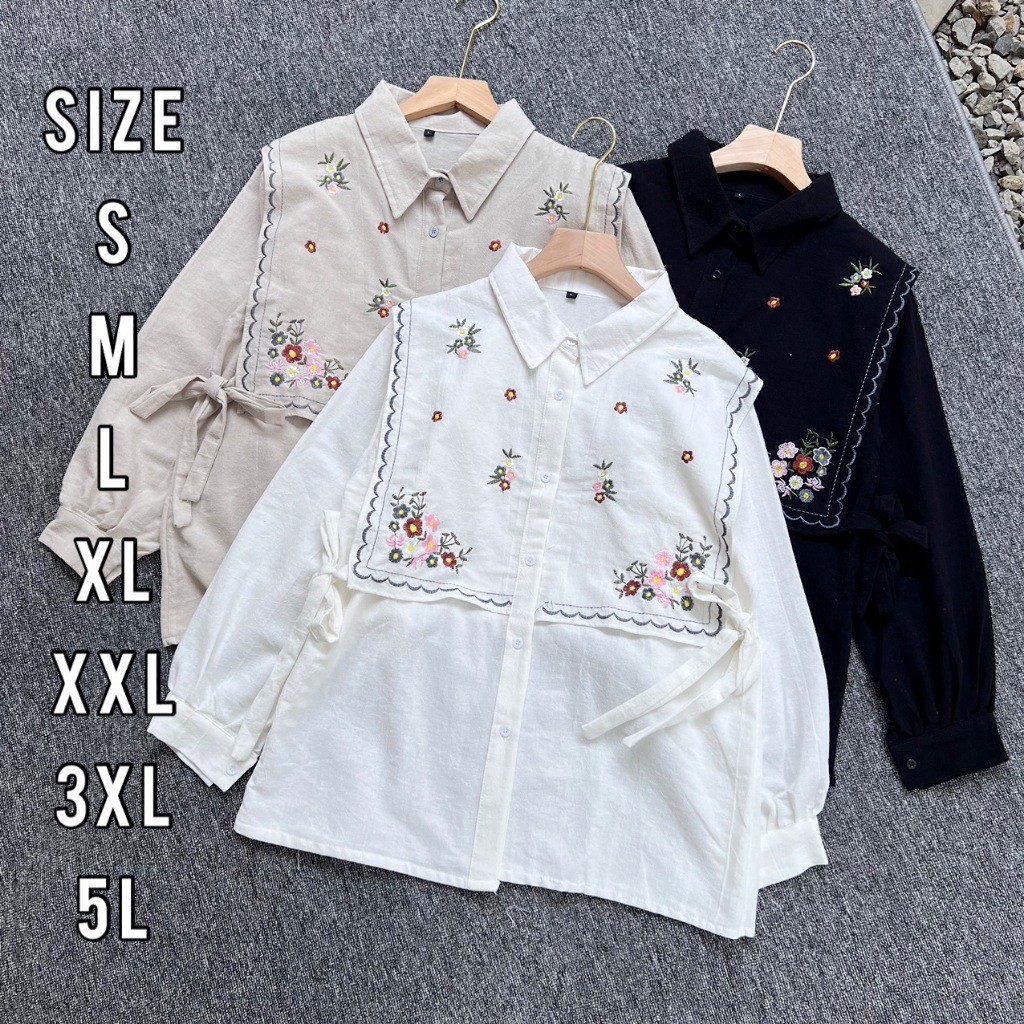 Baju Narika shirt-baju jumbo-saiz besar-saiz S M L XL XXL 3XL 5L ...