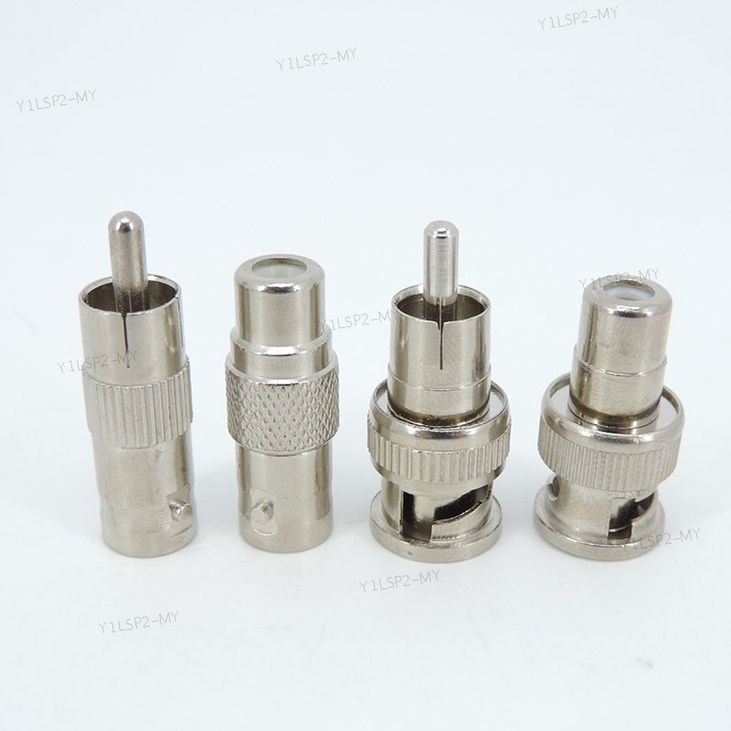 1/5pcs 4 types BNC male female to RCA male female connector plug jack ...
