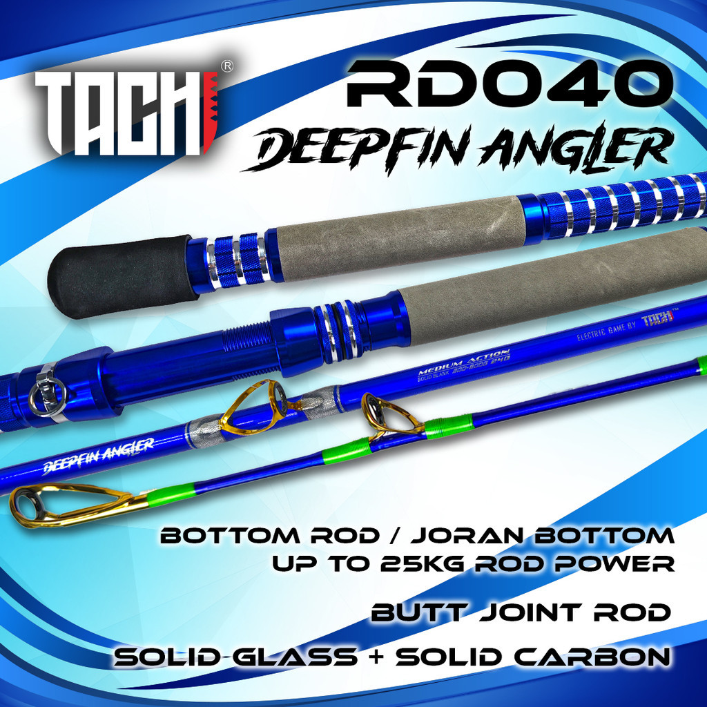 TACHI DEEPFIN ANGLER Heavy Butt Joint Spinning Rod Sea Fishing Laut ...