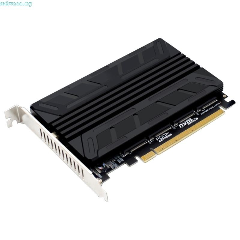 redsunaa M2 SSD To PCIE Adapter NVME M2 M-KEY PCIEX16 4 RAIDs PCI-E ...