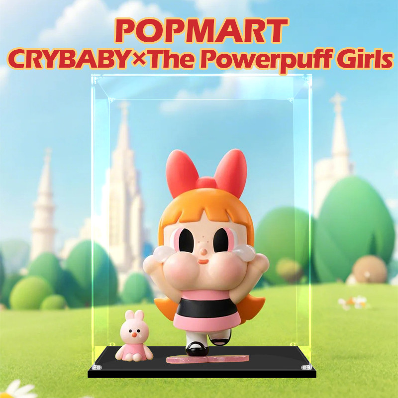 Popmart Transparent Acrylic Display Box For Crybaby × The Powerpuff ...