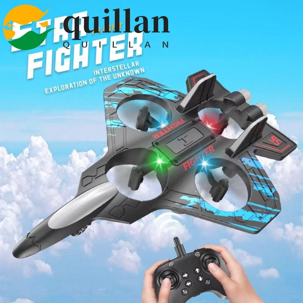 QUILLAN Remote Control Foam Fighter, EPP Foam RC Drones Glider Flying Helicopter Toy, Gravity ...