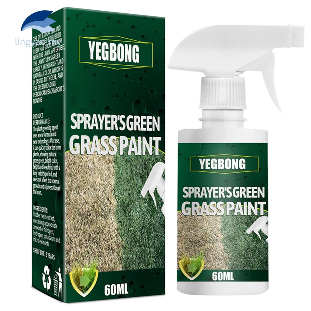 Green Grass Paint Spray Long Lasting Turf Paint Enhance Patchy Dormant ...