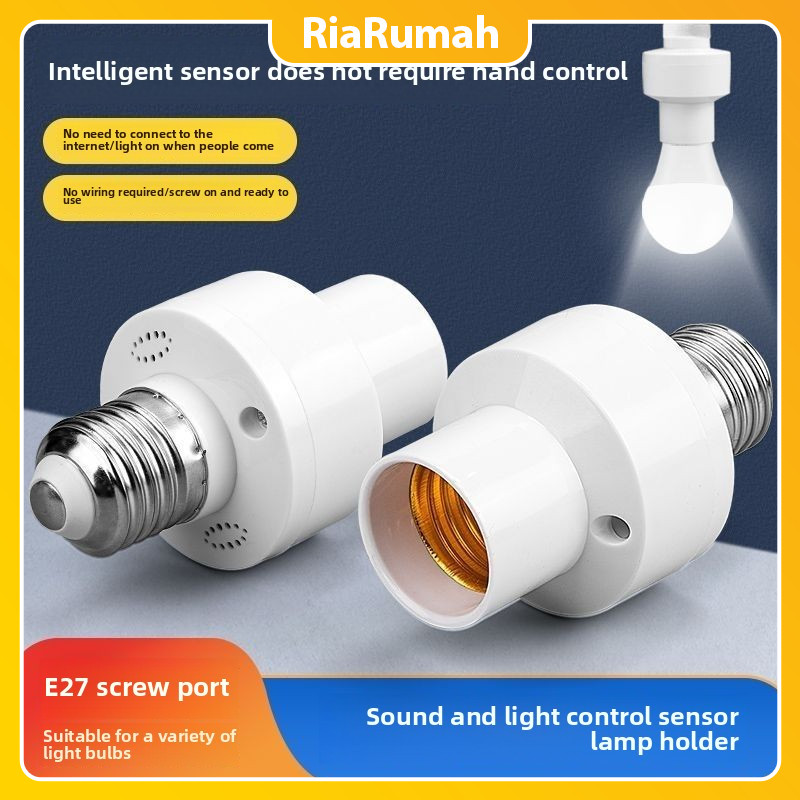 Auto-Sensing Infrared Lamp Holder - E27 Screw, Smart Radar Sensor LED ...