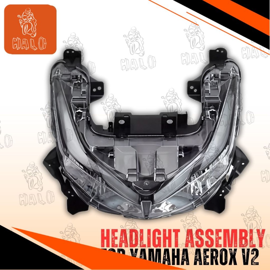 HEADLIGHT ASSEMBLY FOR YAMAHA AEROX V2 | Shopee Malaysia