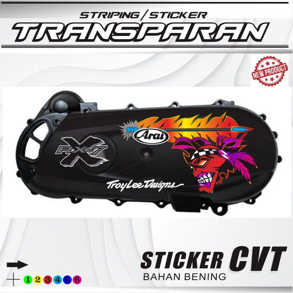 COOL MOTIF STICKER VARIATIONS NEW CVT BAK MOTIF VARIATIONS TRANSPARENT ...