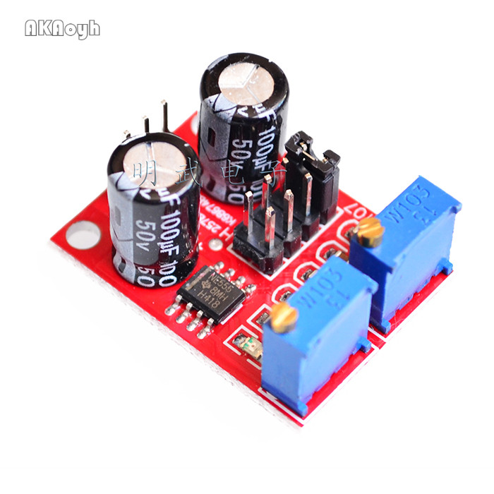 NE555 Pulse Frequency Duty Ratio Adjustable Module Square Wave ...