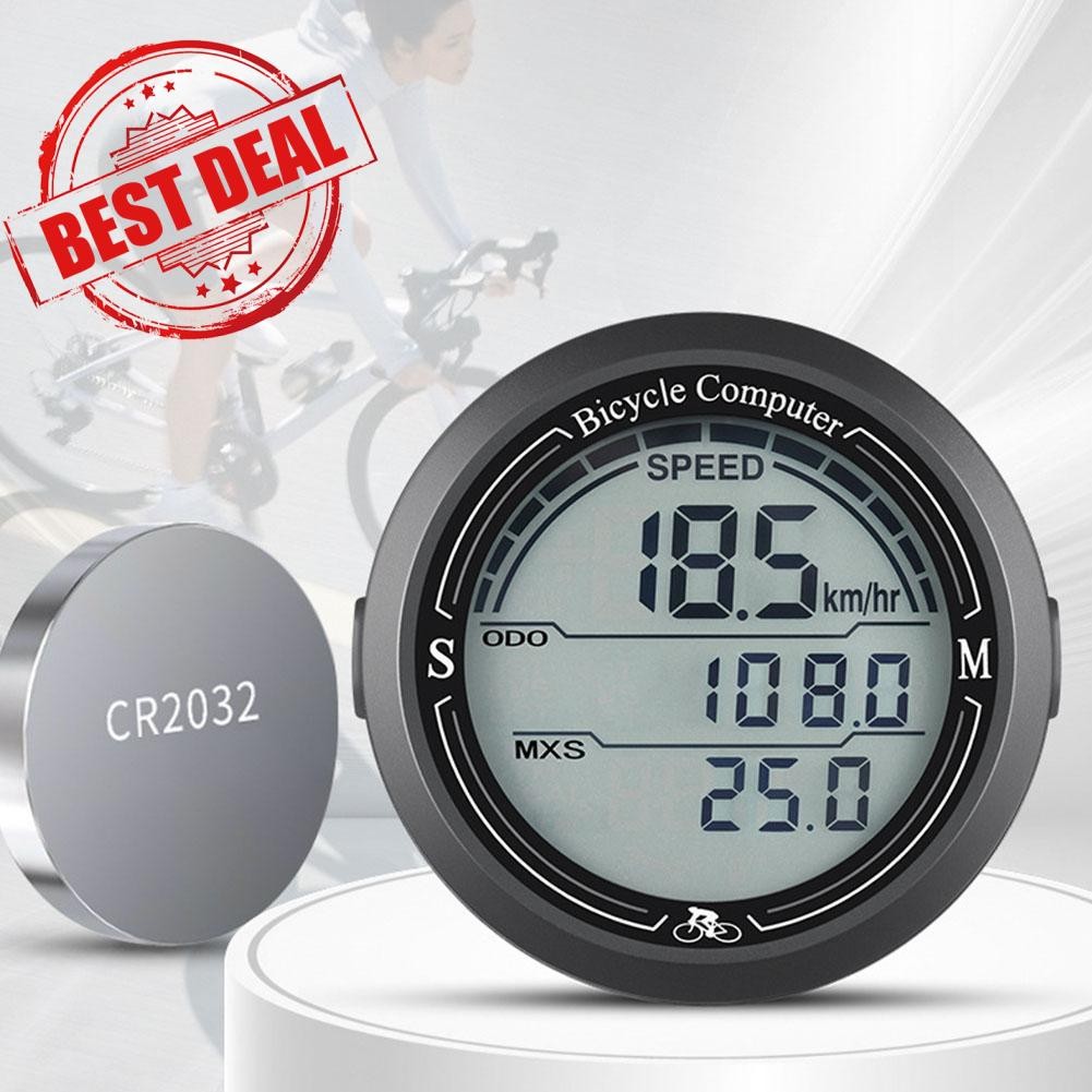 Bike Computer Waterproof Bicycle Speedometer Odometer Tool Display ...