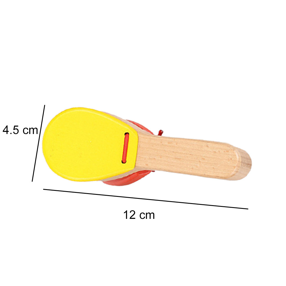 Wooden Percussion Toy Orff Castanet Clapper Clapping Board for Kids ...