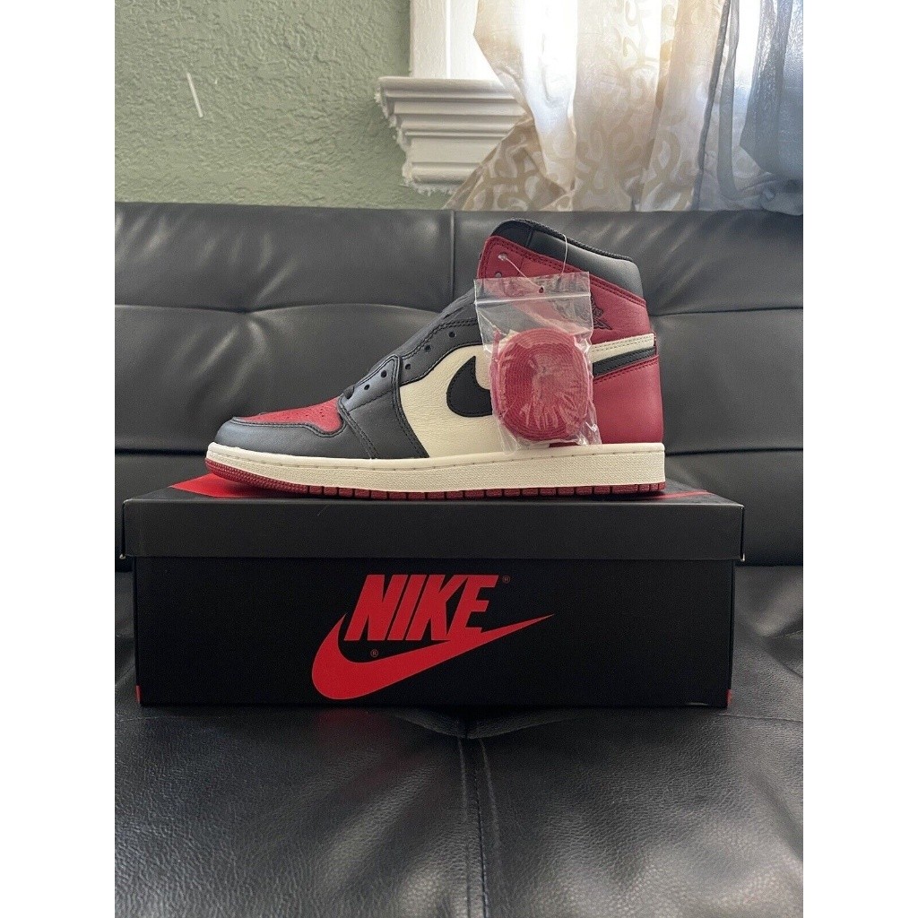 2023New Air Jordan 1 Retro OG tinggi kaki kasut bola keranjang hitam ...