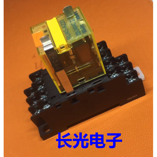 Idec Original Japan Izumi RU2S-A220 Relay AC220V with Base Hook Buckle ...