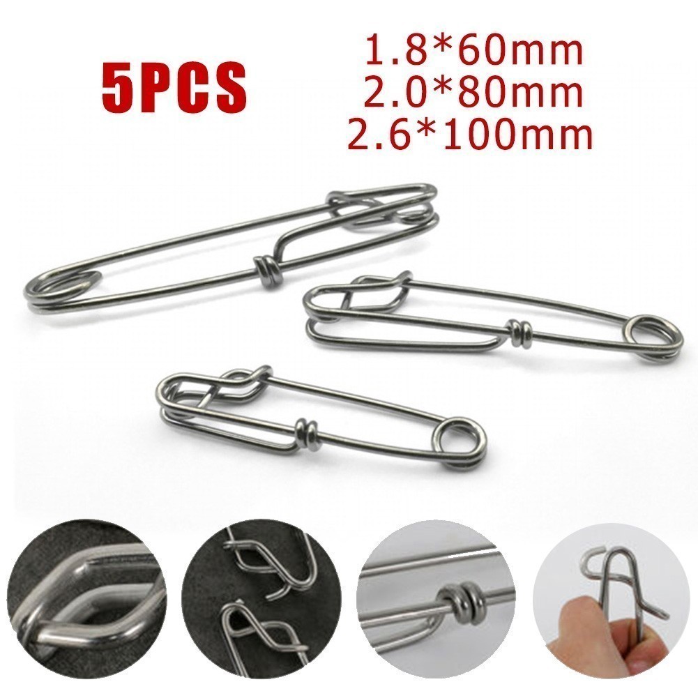 [BTQN] 5Pcs Long Line Clips Snap Swivel Longline Branch Hanger Tuna ...