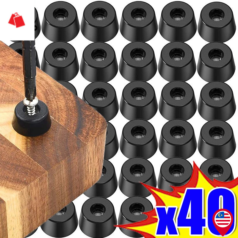 BK-8/16/40 PCS Table Chair Furniture Leg Cover Speaker Cabinet Bottom ...