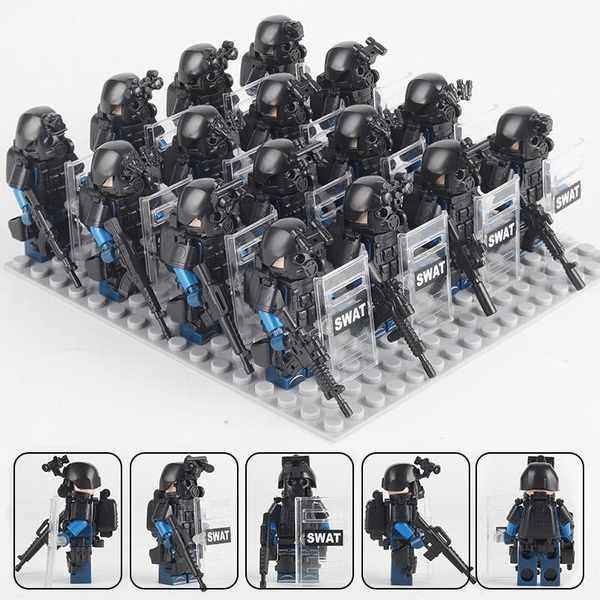 lego Blok Bangunan Pasukan Khas Tentera Minifigure Askar Berat Bandar ...