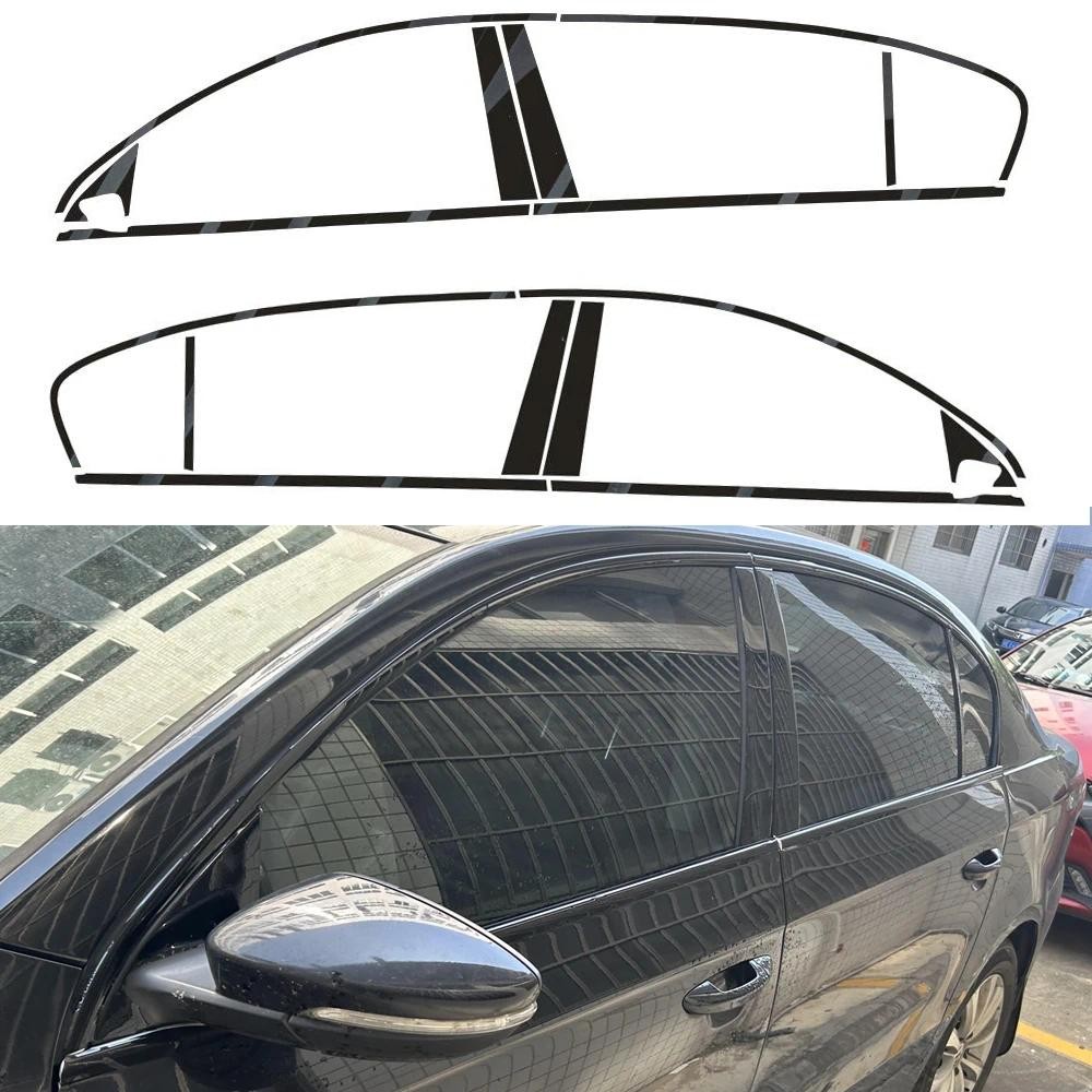 For Volkswagen Passat B7 2012-2016 Sedan Window Chrome Delete Blackout ...