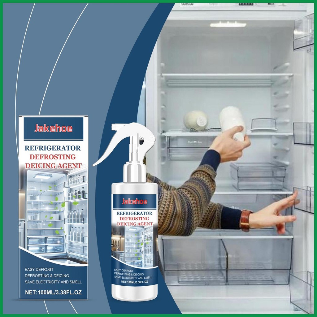 Fridge De-Icer 100ml Ice Remover Cleaner Solution Defrosting Deicer for ...