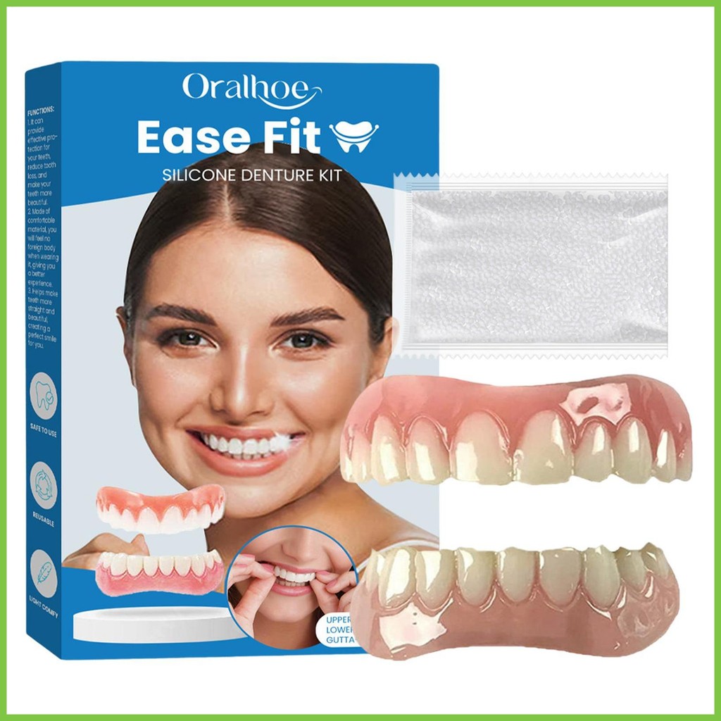 Fake Braces Kit Dentures for Men Comfortable Teeth Covers Portable ...