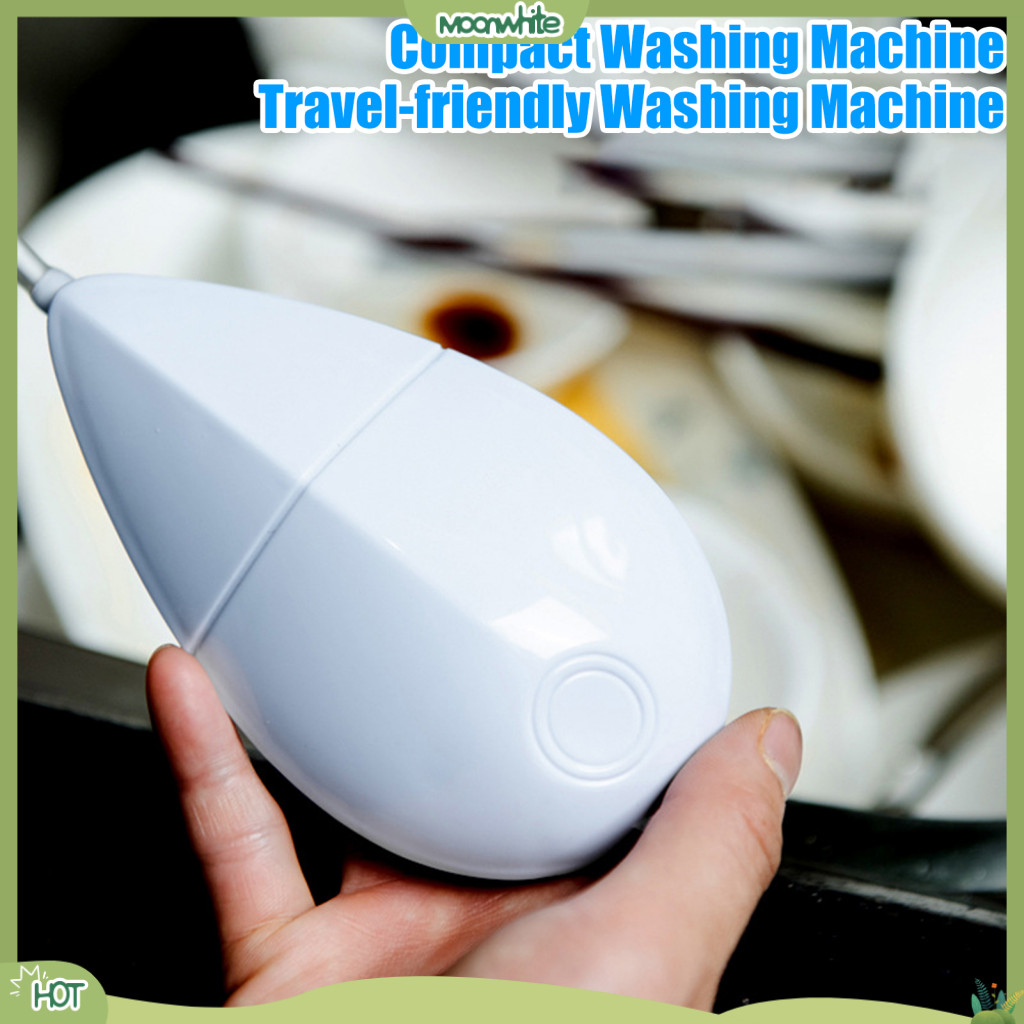 [MOONWHITE] Usb Washing Machine Ultrasonic Bubble Cleaner Portable ...
