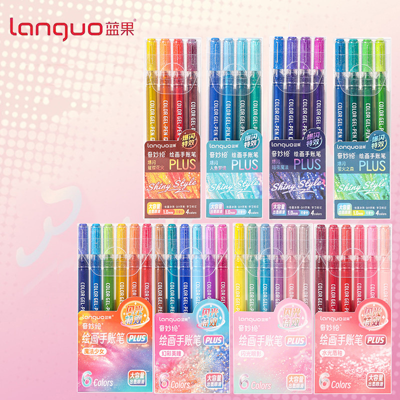 languo new notebook pen Flash 40 color large capacity highlighter high ...