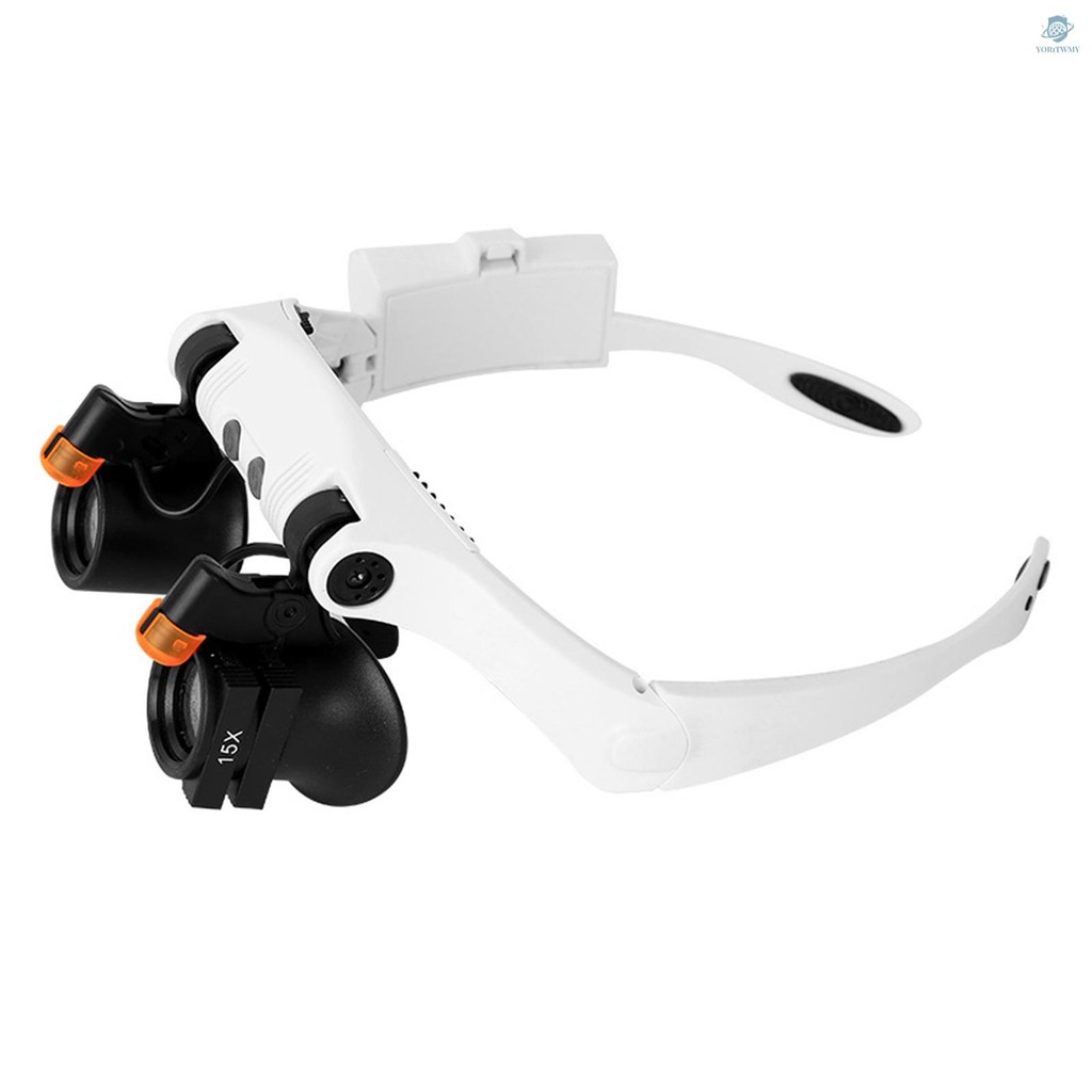 Yor)Headband Magnifier Eye Loupes Eyeglass Style Hands-Free Magnifying ...