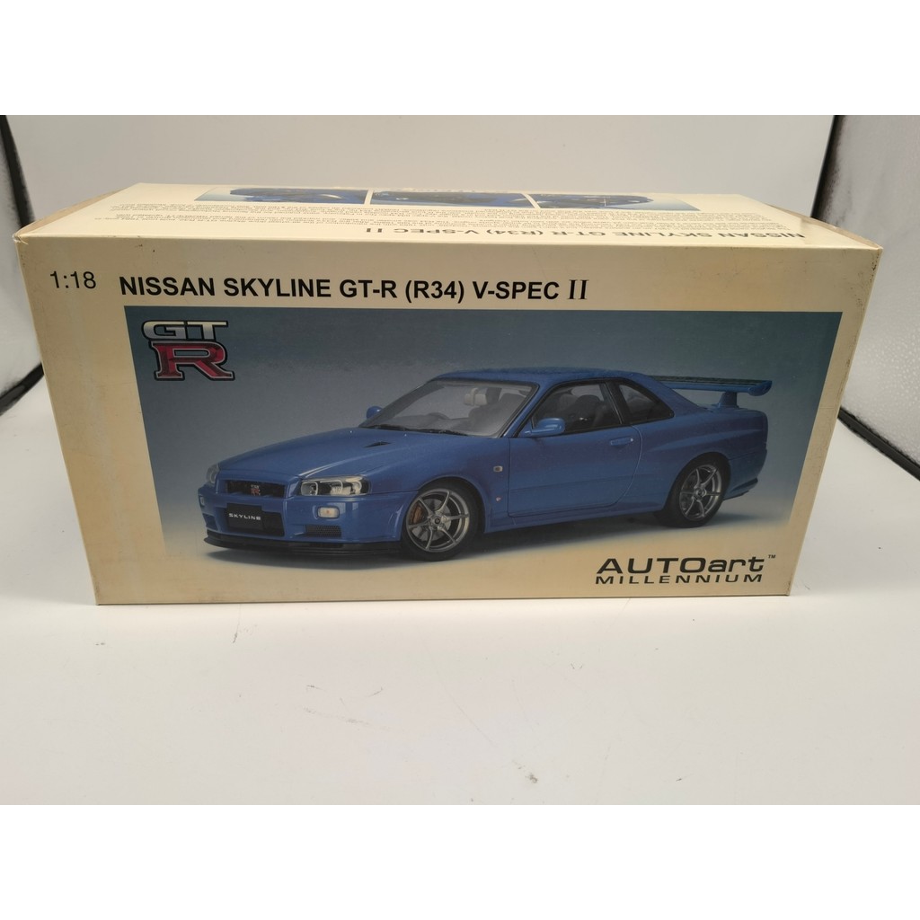 [Ready Stock] AUTOart AUTOart NISSAN NISSAN SKYLINE GT-R (R34) V-SPEC ...
