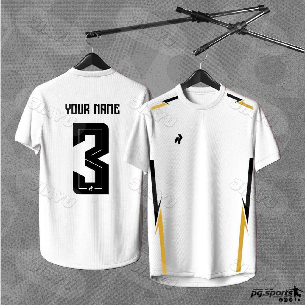 SWS40 FLASH Jersey Custom Nameset Free Nama No Jersi Bola Sepak Futsal ...