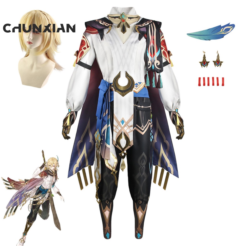 Genshin Impact Kaveh Cosplay Full Set Costume Game Character Architect ...