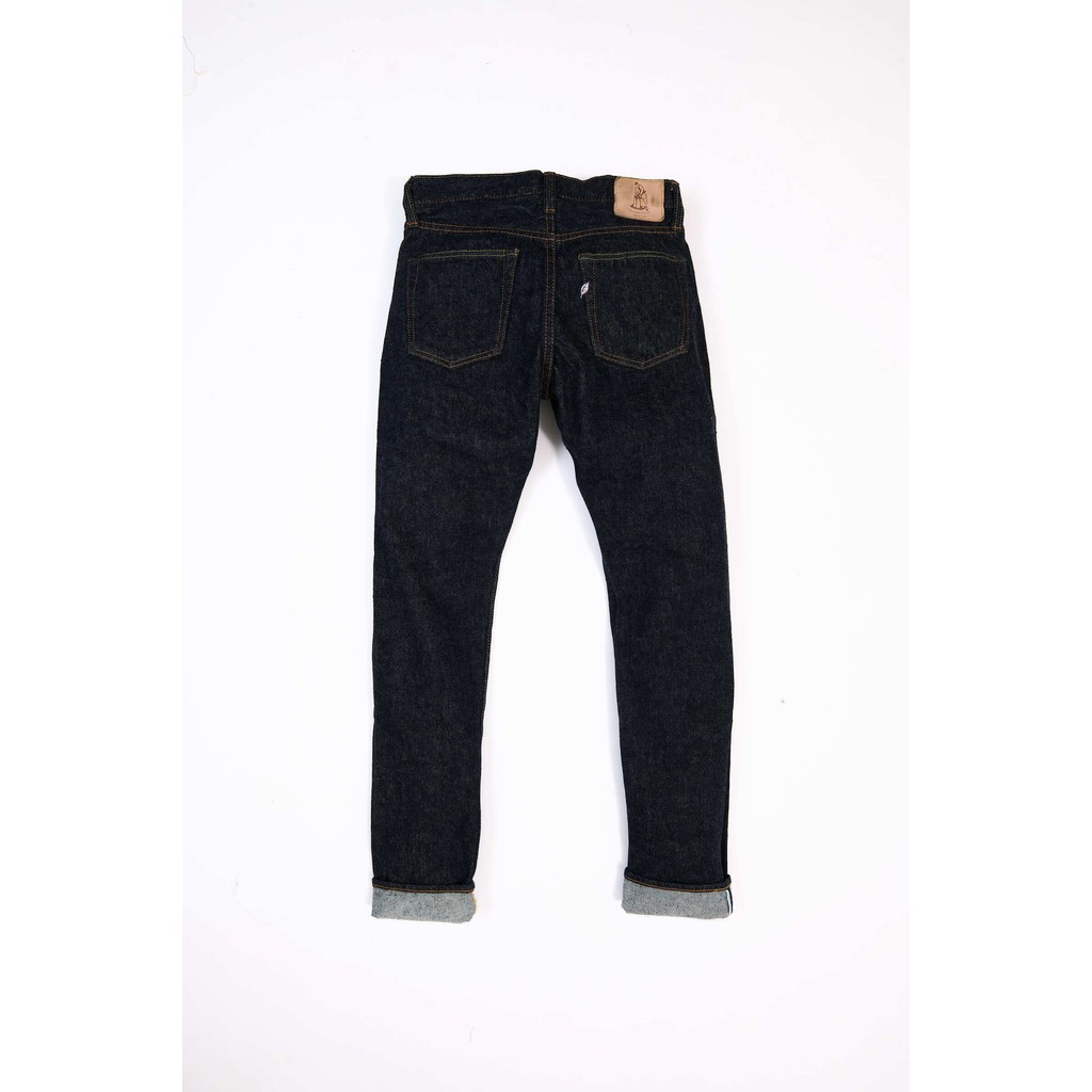 Pure Blue Japan PBE-019 17oz Beige Core Indigo OW (Relaxed Tapered ...