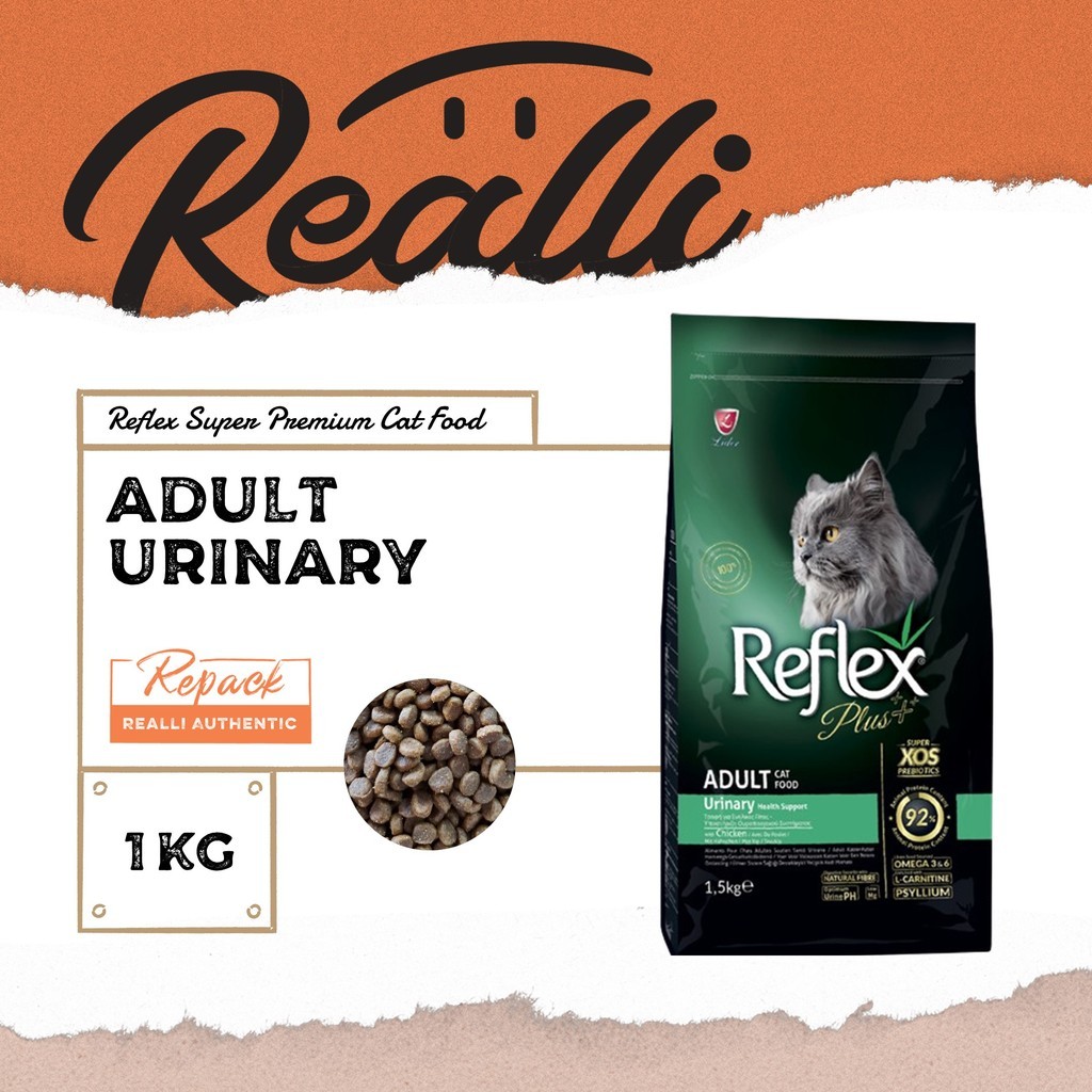 Reflex Cat Dry Food Adult Urinary 1kg (Repack) | Shopee Malaysia