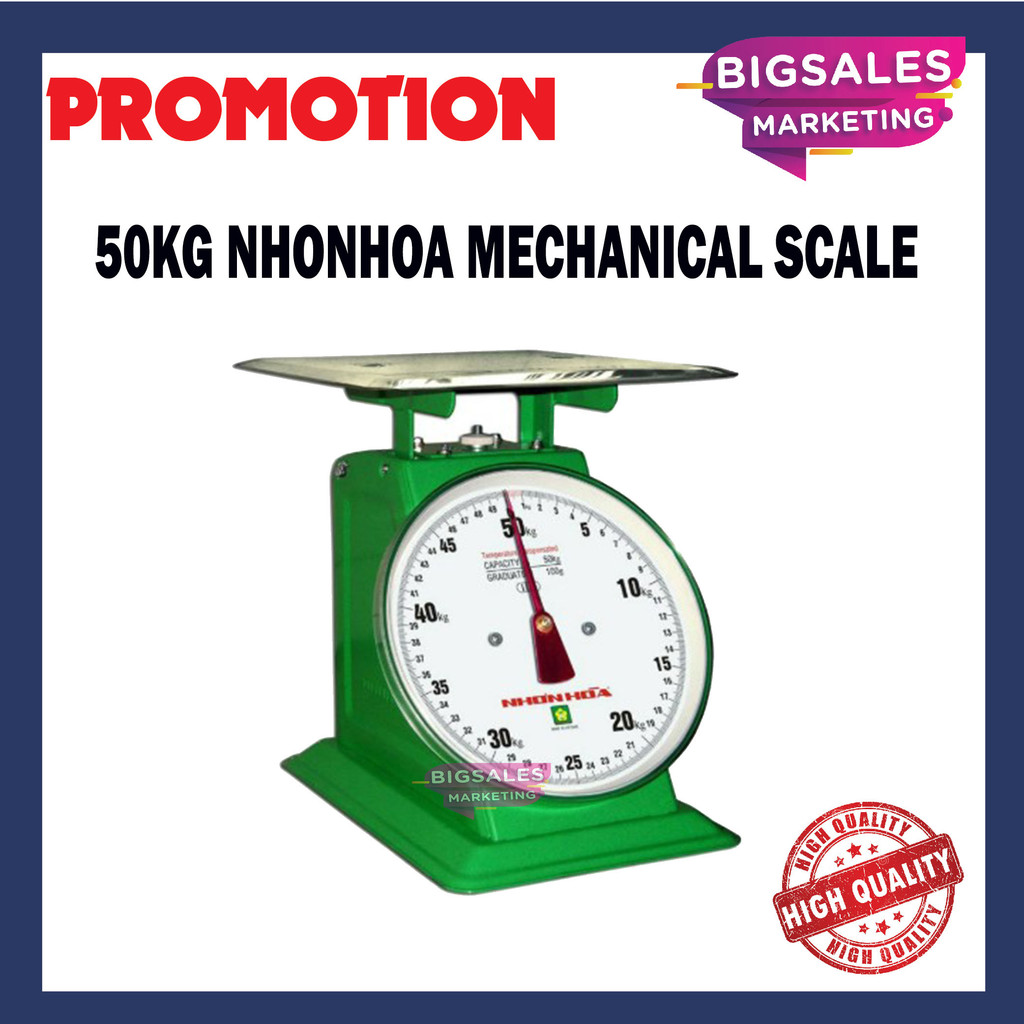 50KG NHONHOA Vietnam Mechanical Weighing Scale/Timbang Berat (Ready ...