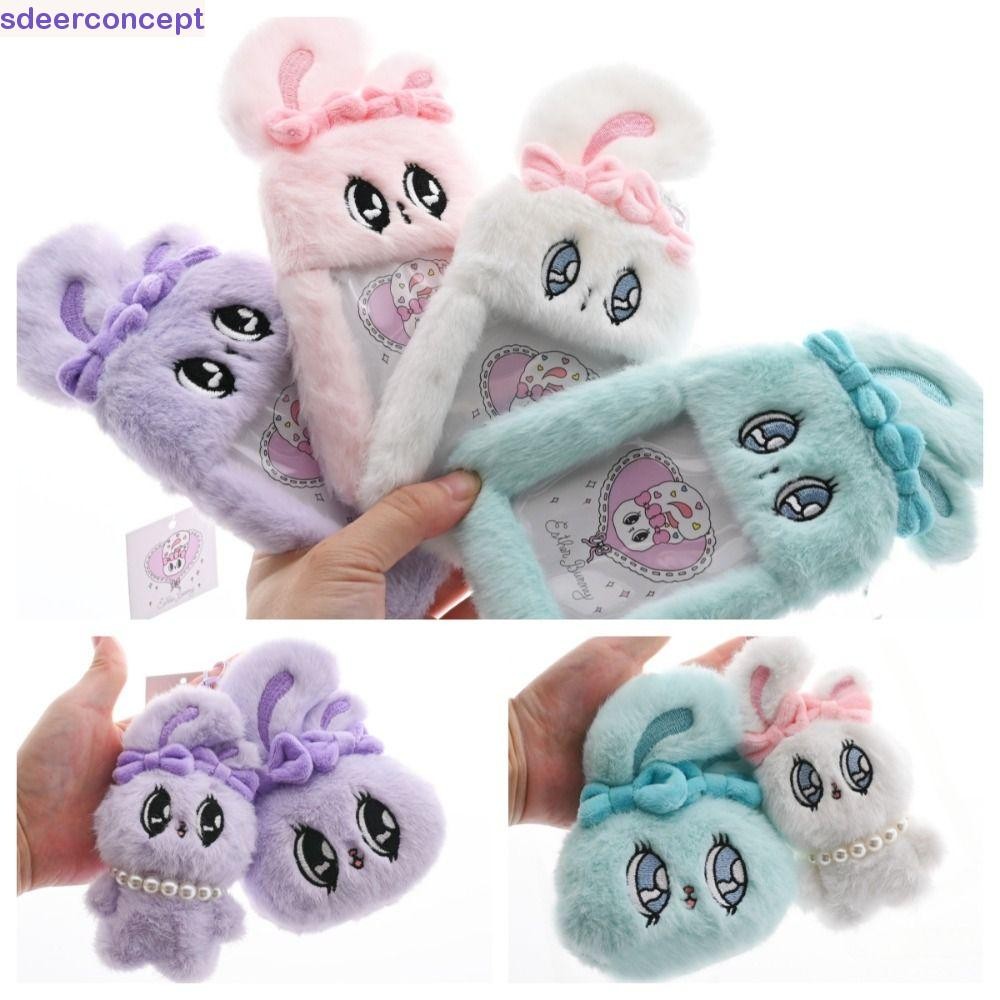 SDEERCONCEPT Plush Esther Bunny Stuffed Doll, Pearl Necklace Bow Esther ...