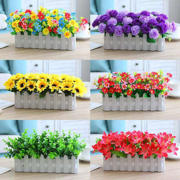 bunga hiasan pokok hiasan dalam rumah office desk decoration Periuk ...