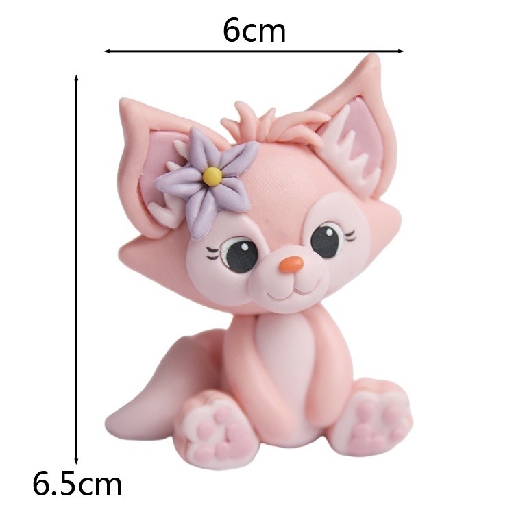 [Ready Stock] Linabelle cake decoration linabelle pink Fox玲娜贝儿 烘焙生日蛋糕装饰 ...