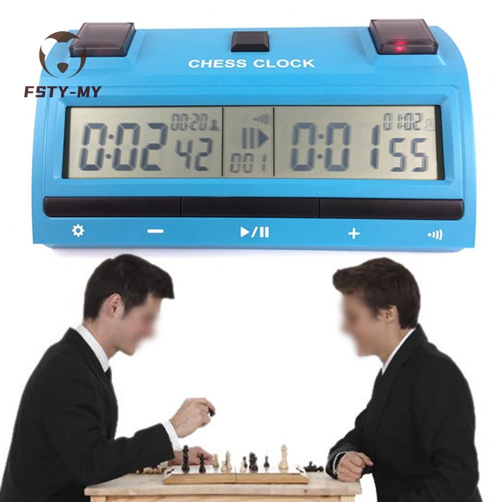 Professional Chess Clock Digital Chess Timer With LED Button For Go Chess | Shopee Malaysia
