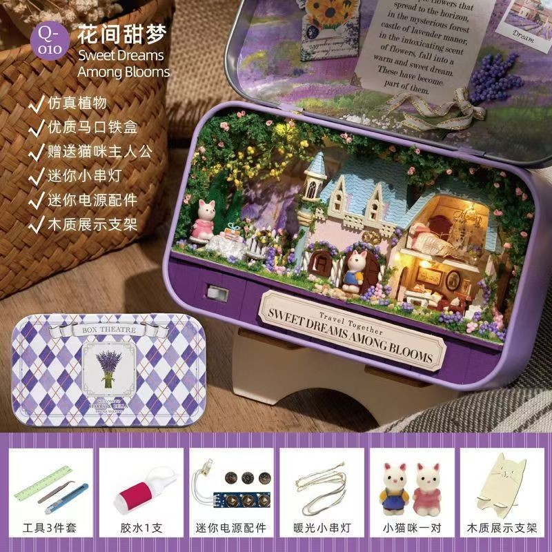 DIY Hut Model 3D House Assembly Puzzle Gift Children Toys | Shopee Malaysia