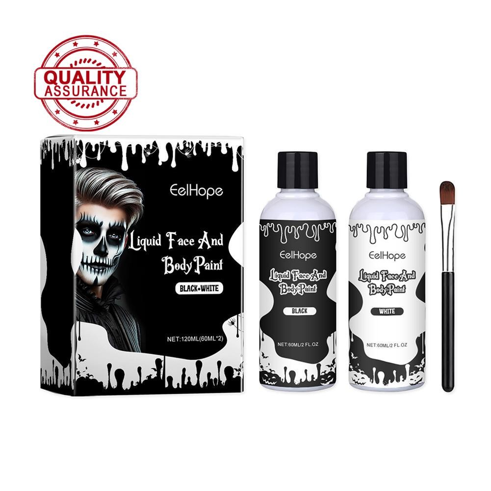 Halloween Face Painting Liquid Face Body Paint Set Painting And ...