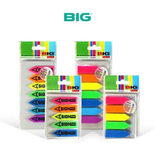 Sticky Notes Sign Here / Signature Marker BIG SN6021 SN6022 Transparent ...