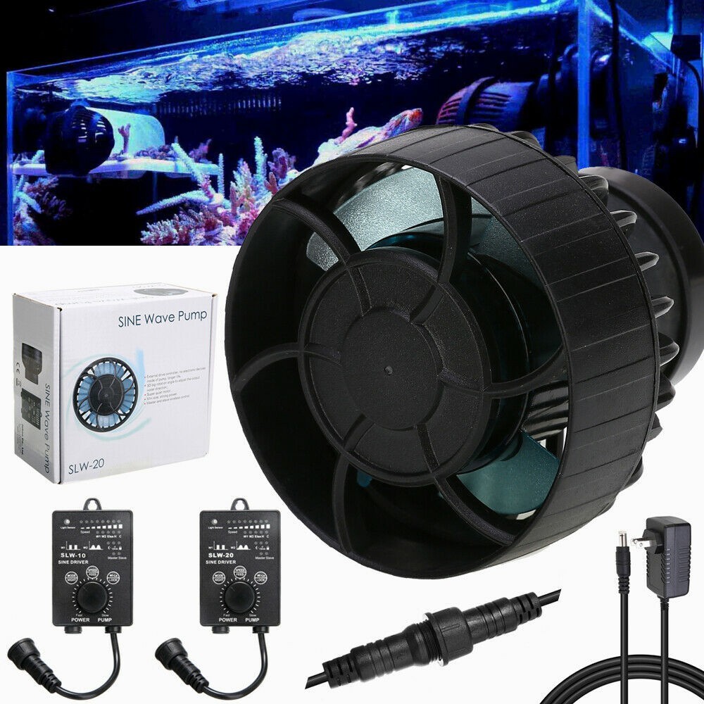 NEW Jebao Marine Aquarium Sine Wave Maker SLW-20 SLW-10 Wave Maker Tank Pump WiFi operation ...