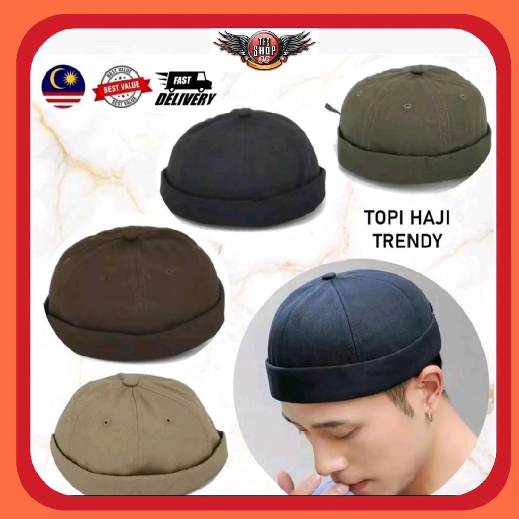 Hat Topi Kopiah Waterproof Songkok Roll Hat Sailor Cap Abdul Somad ...